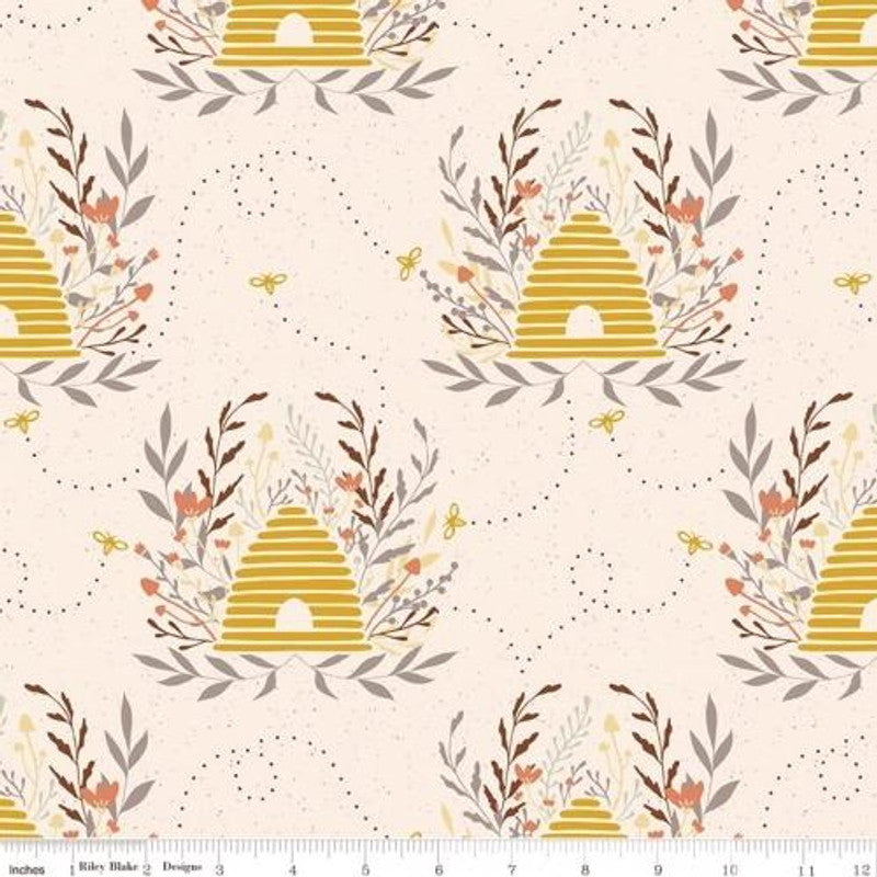 Bee Hive print fabric (Riley Blake) – Craft House Magic